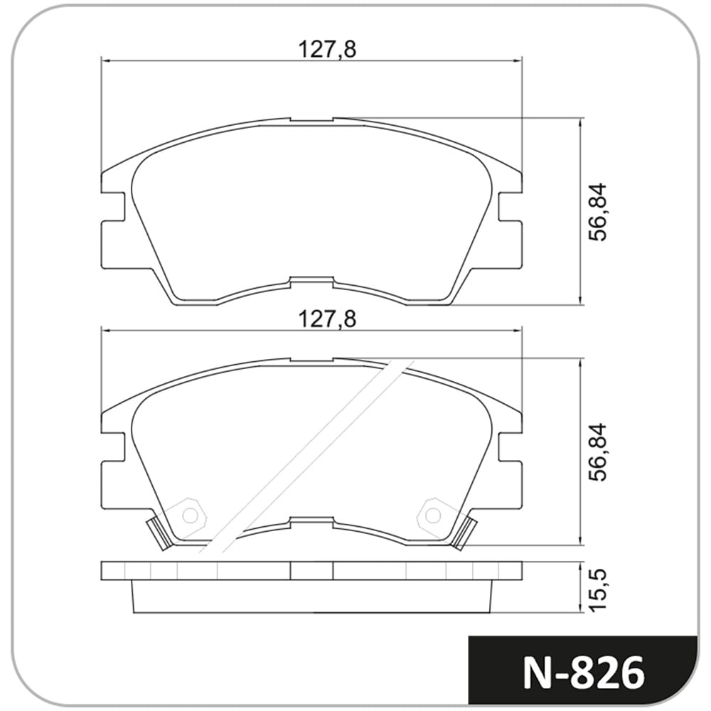 Pastilha de Freio Dianteira L200 - 1999 até 2002 COBREQ N826 - Envia Peças