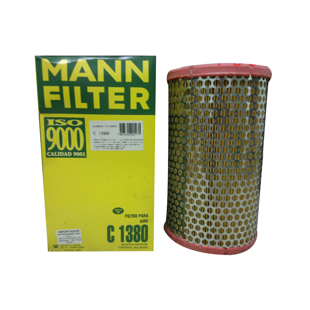 Elemento do Filtro de Ar MANN HUMMEL C1380 - Envia Peças