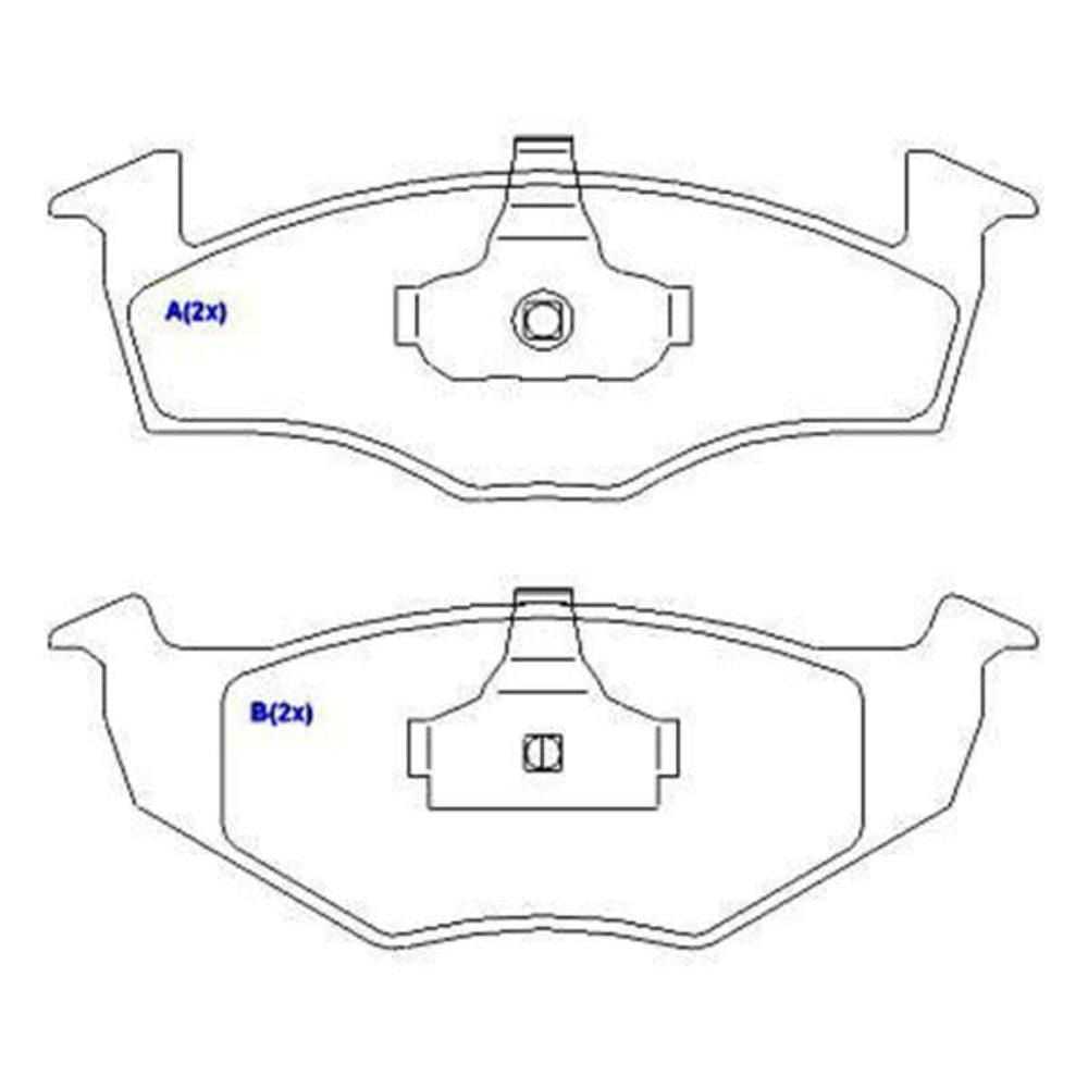 Pastilha de Freio Dianteira SYL SYL1046 - Envia Peças