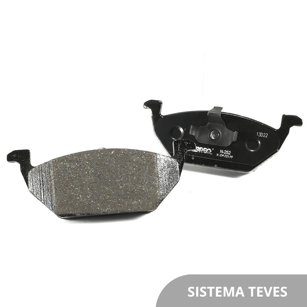 Pastilha de Freio Saveiro ROBUST CS - 2017 até 2024 COBREQ N252 - Envia ...